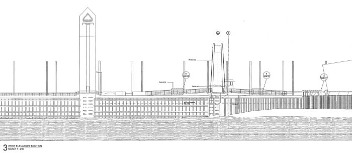 43 Qualter Hall – Millennium Bridge – Open Bridges